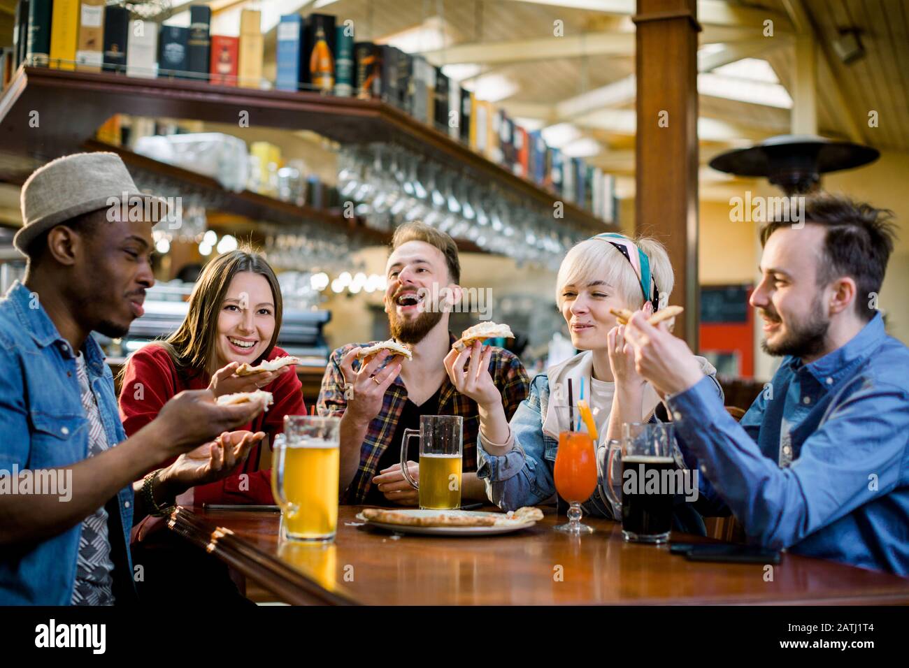 People Enjoying Food