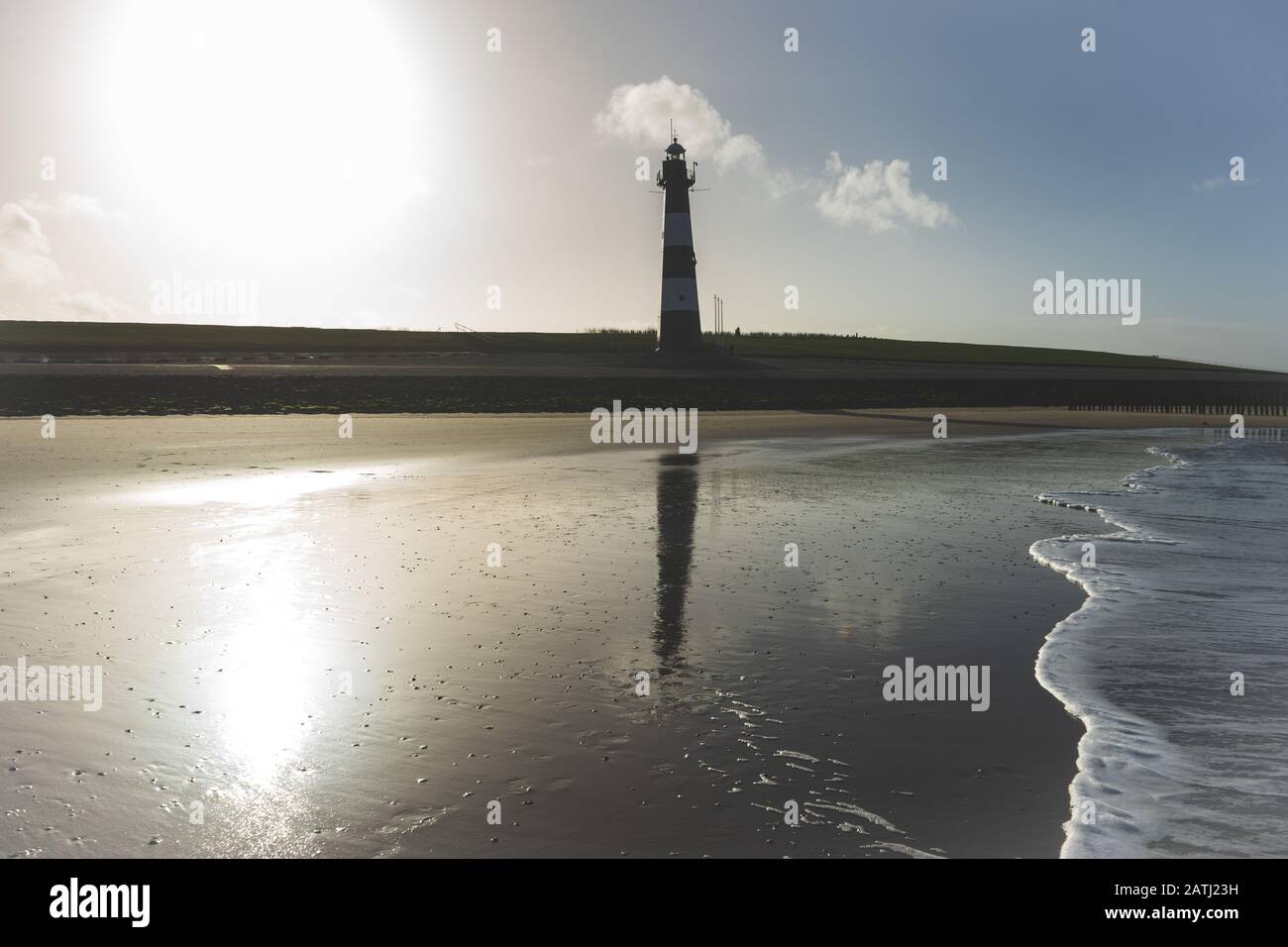 Rocks on the zeeland coast of the netherlands hi-res stock photography ...