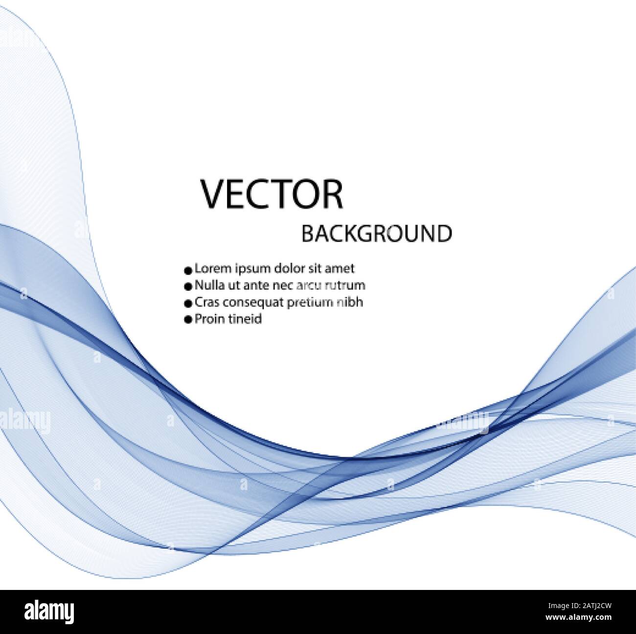 Blue wave line abstract background. Vector illustration Stock Vector ...