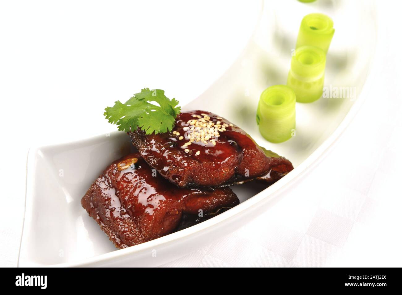 Food portrait of roast fish Stock Photo - Alamy