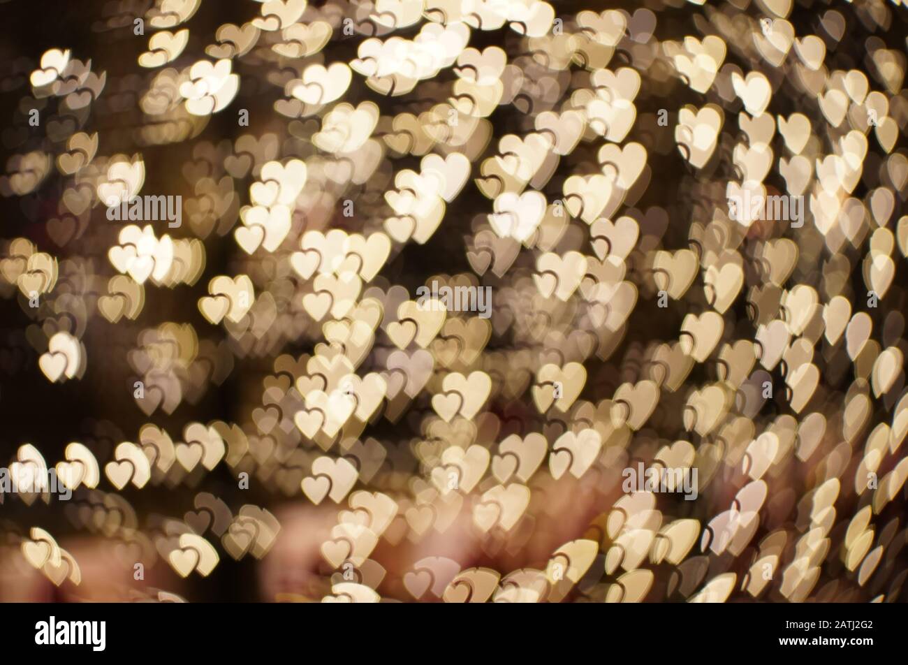 Abstract golden small bokeh background hi-res stock photography and ...