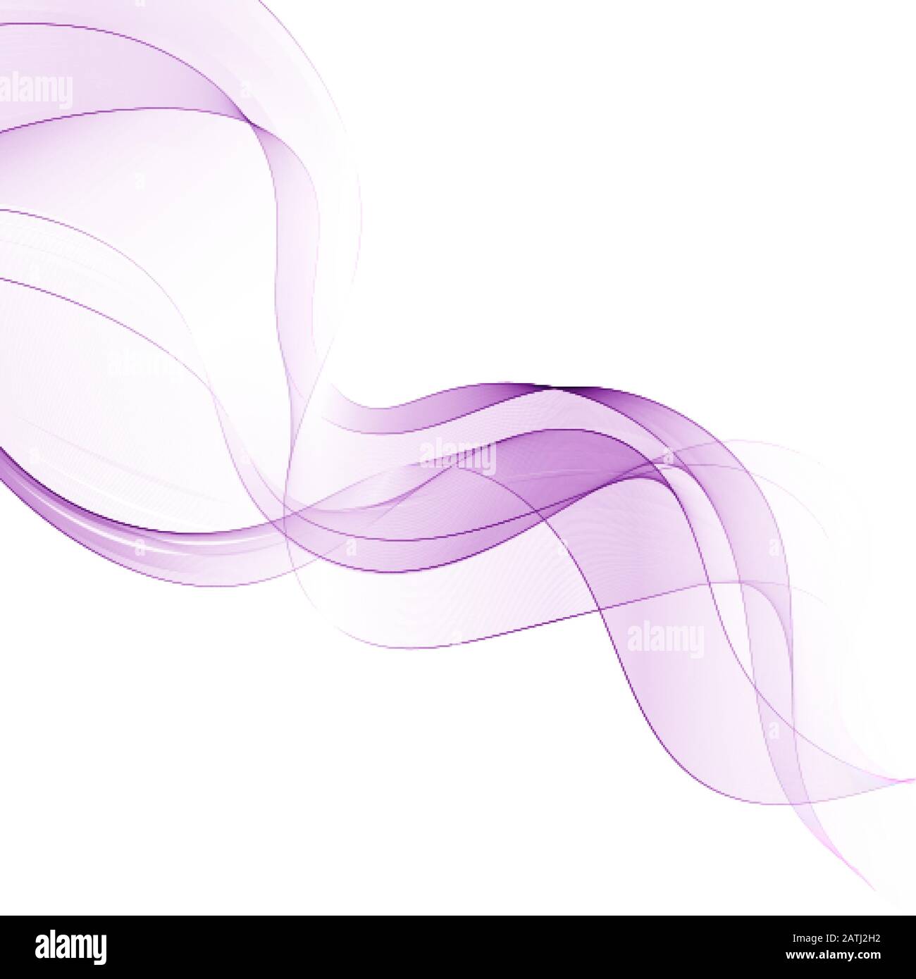 Abstract vector wave background, purple waved lines for design brochure ...