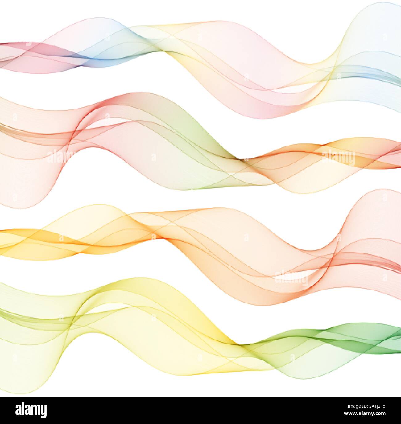 Abstract wave vector background, colorful colored wavy lines for ...