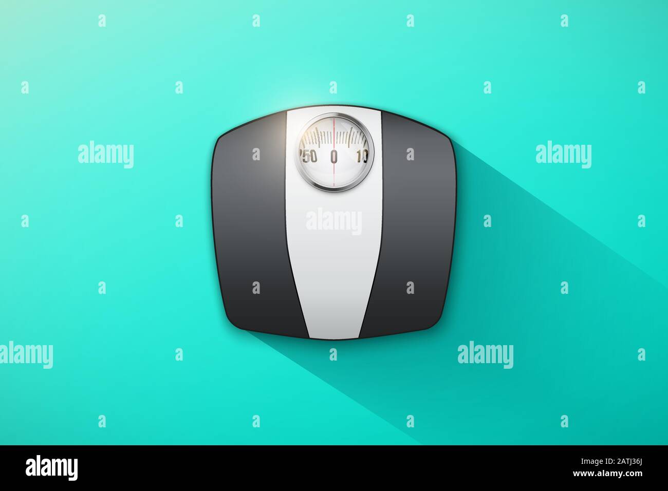 Weight scales in view Stock Vector Images - Alamy