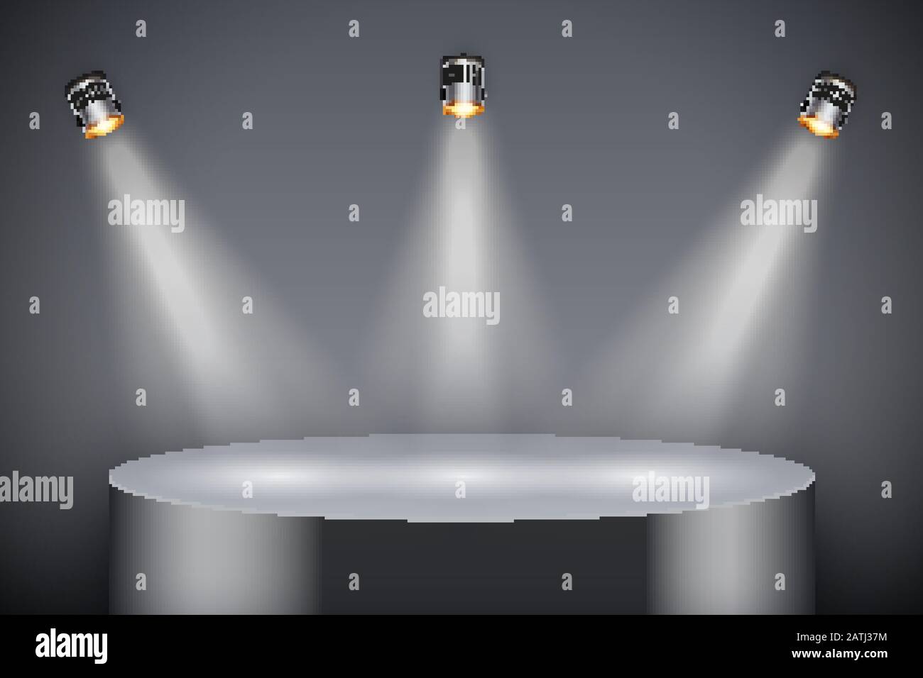 Black presentation podium Stock Vector Images - Alamy