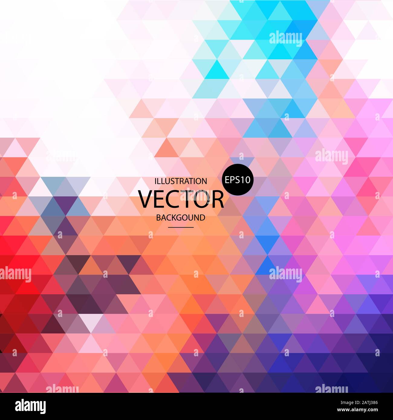color abstract vector background. triangular design. presentation ...
