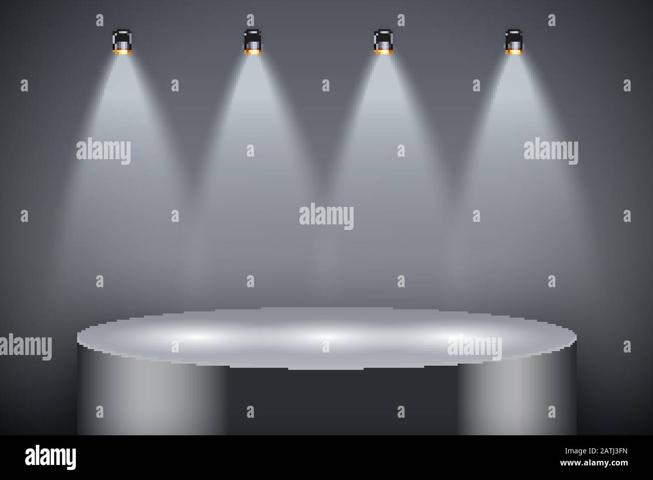 Black presentation podium Stock Vector Images - Alamy