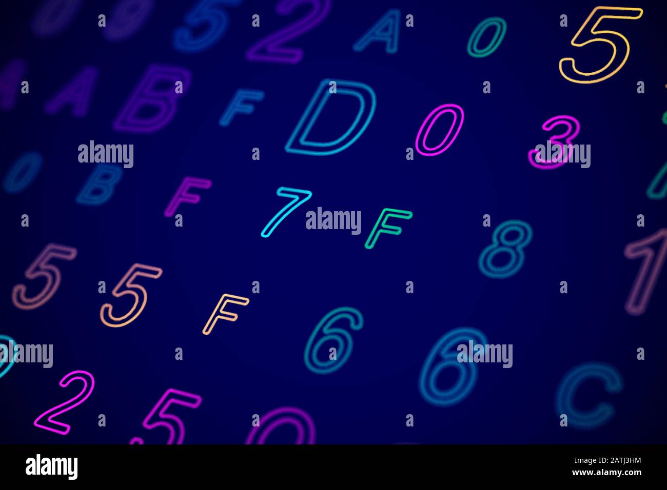 Abstract digital hexadecimal code on hi-res stock photography and ...