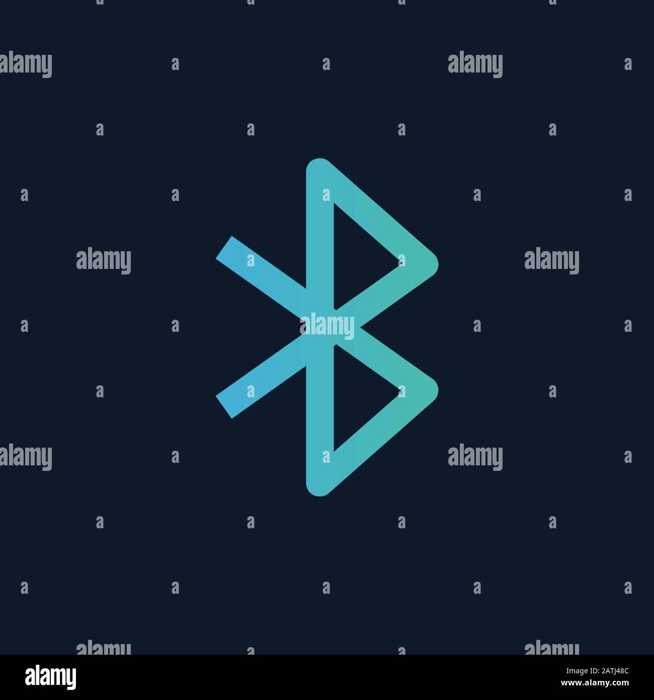 Bluetooth logo hi-res stock photography and images - Alamy