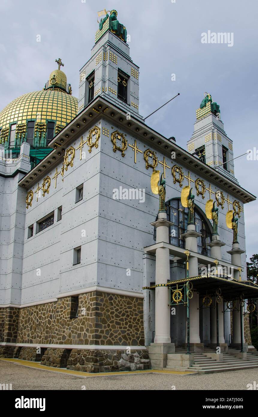 The Church of St. Leopold, Otto Wagner's architectural masterpiece is ...