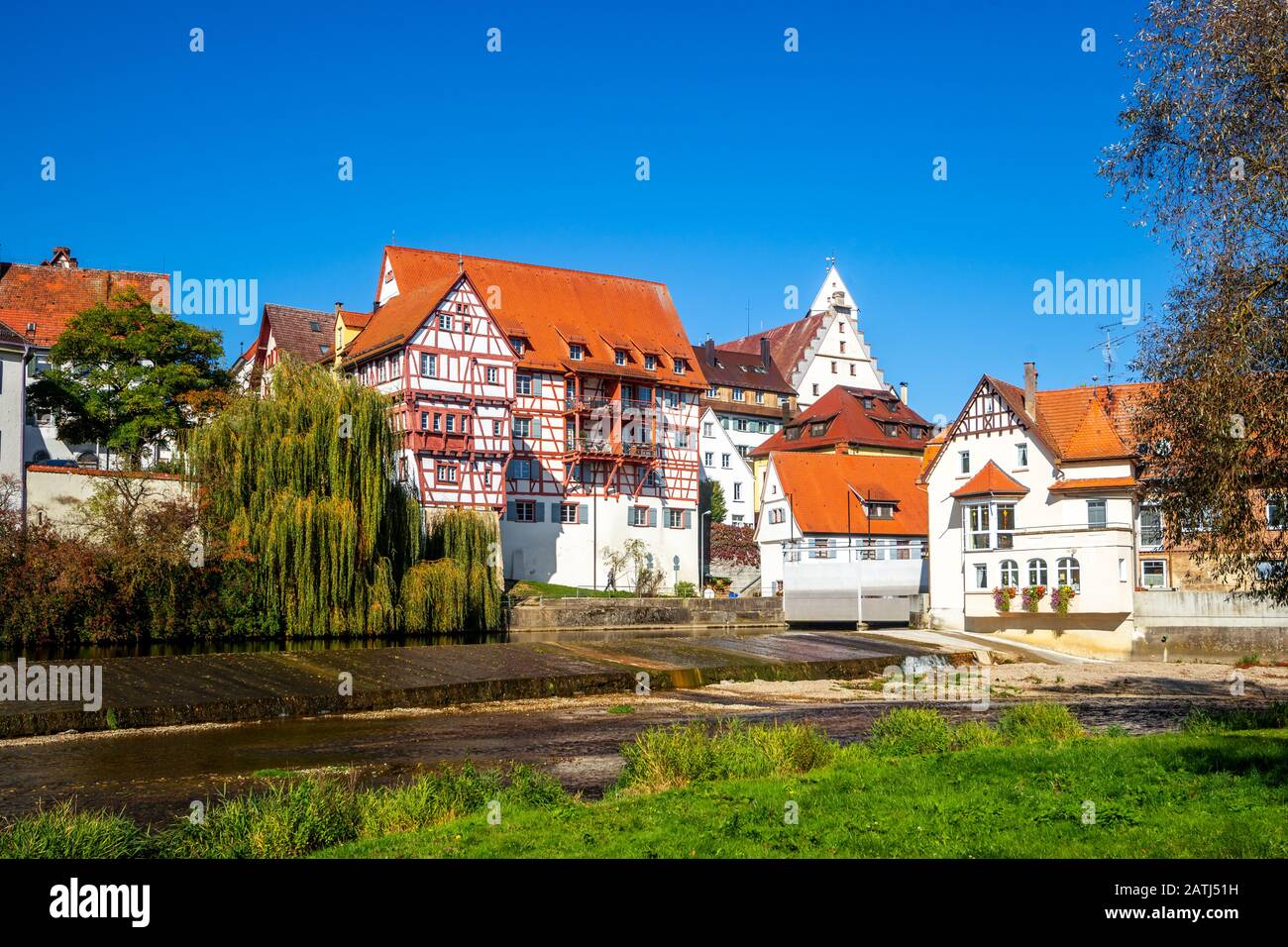 Historical city of Riedlingen, Danube, Germany Stock Photo - Alamy
