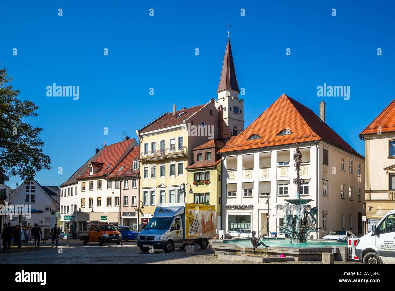 Historical city of Ehingen, Germany Stock Photo - Alamy