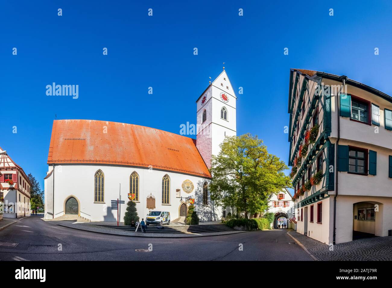 Historical city of Riedlingen, Danube, Germany Stock Photo - Alamy
