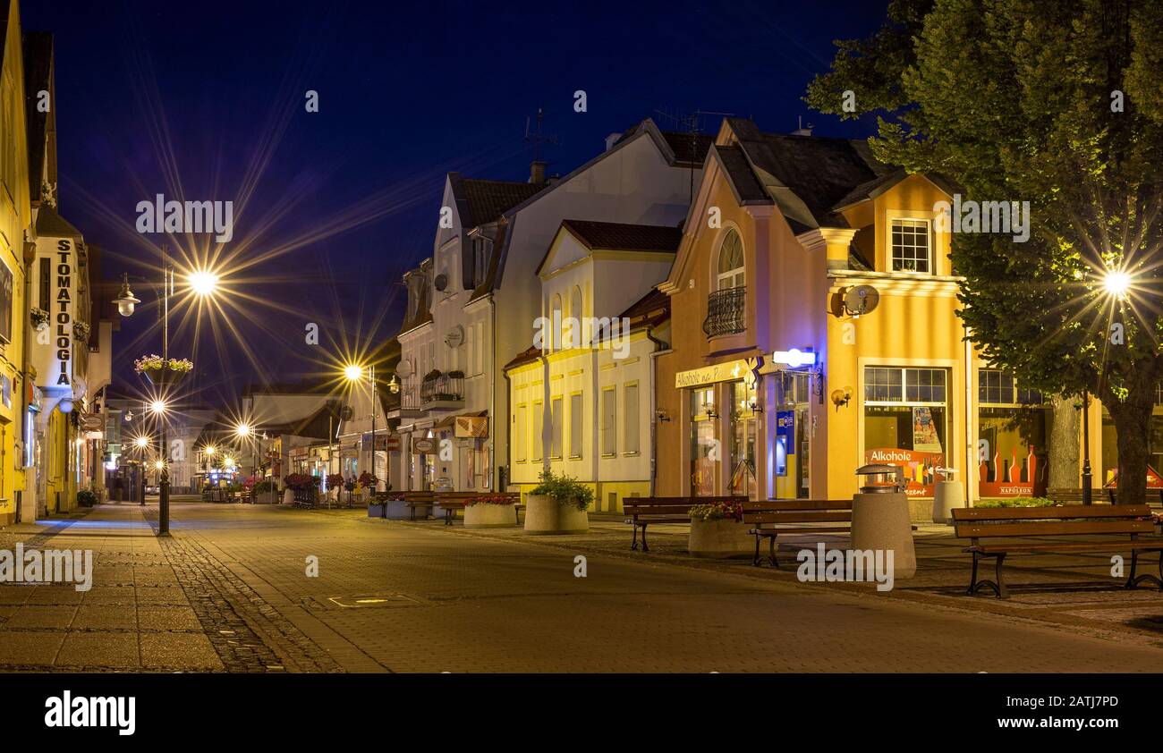 Poland, Ustka, Landmarks and architecture of the city Stock Photo - Alamy