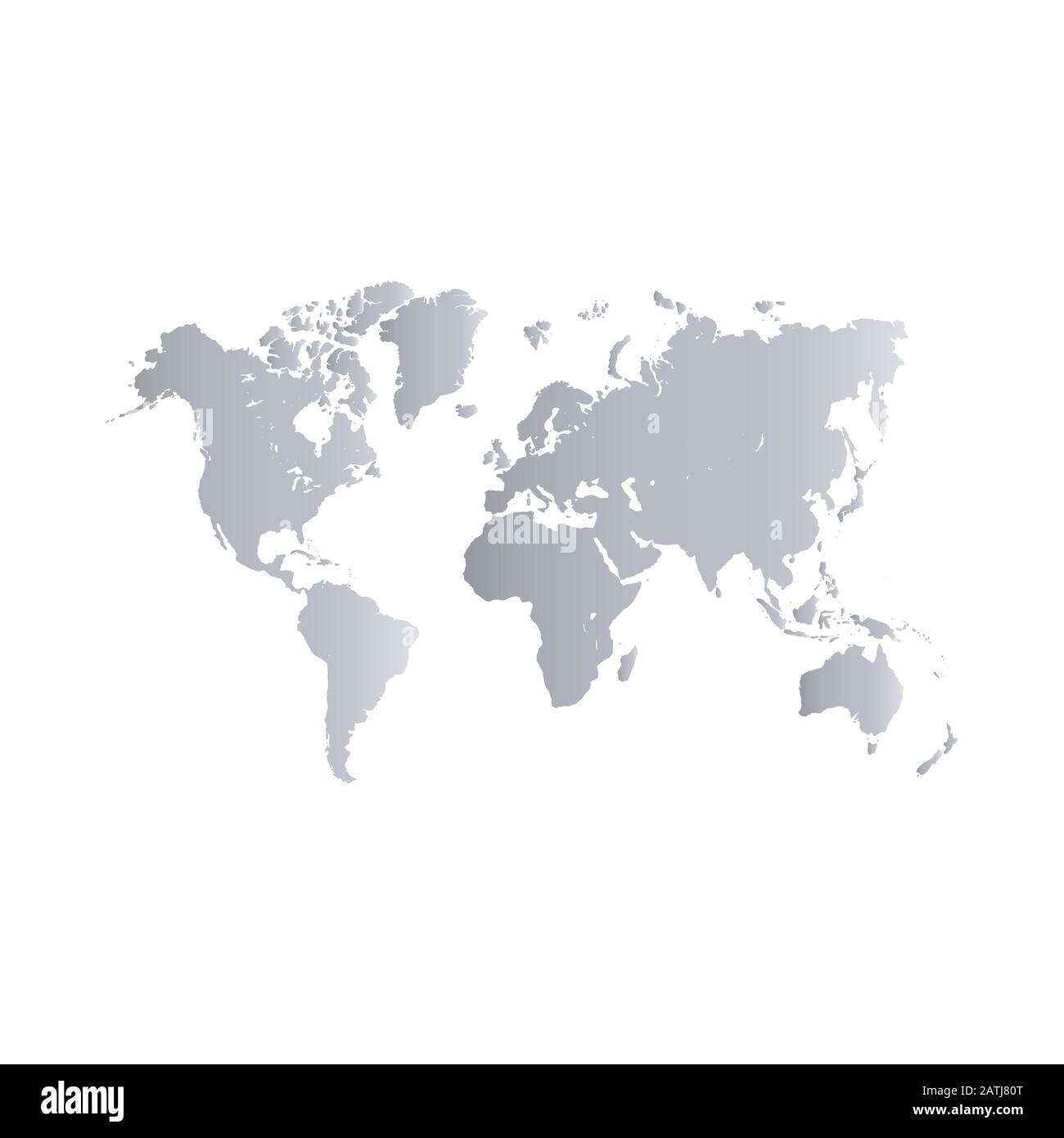 world map on white background Stock Vector Image & Art - Alamy