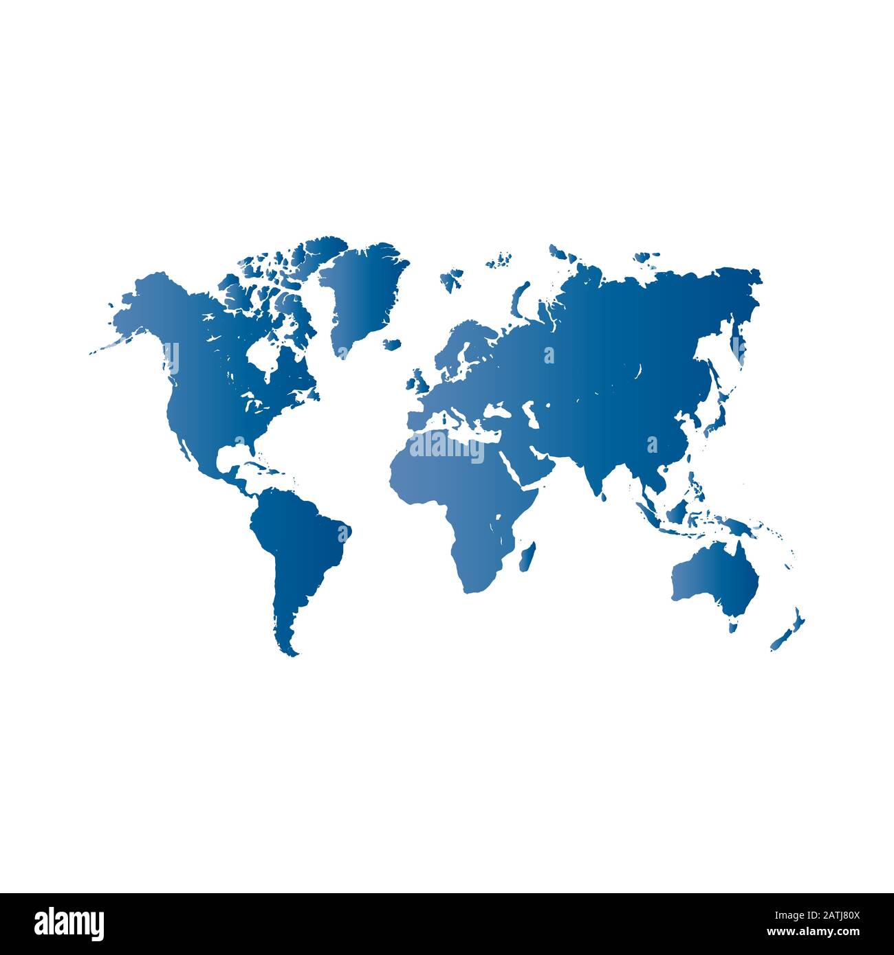 world map on white background Stock Vector Image & Art - Alamy