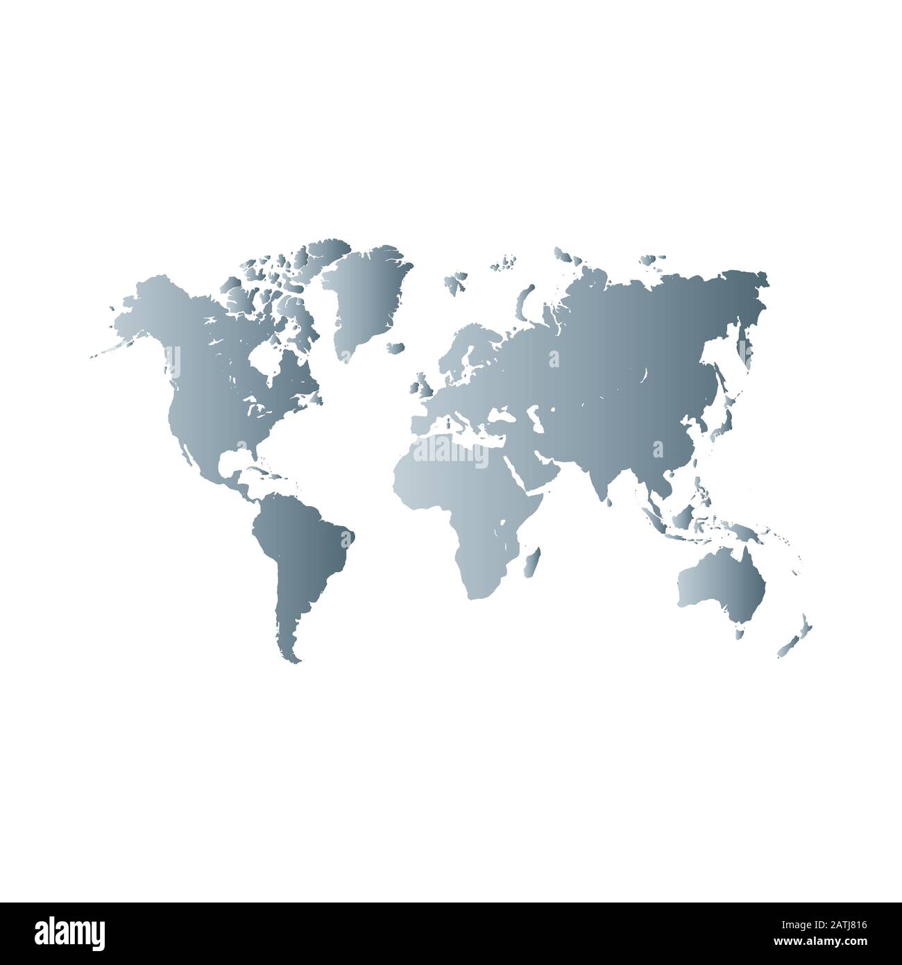 world map on white background Stock Vector Image & Art - Alamy