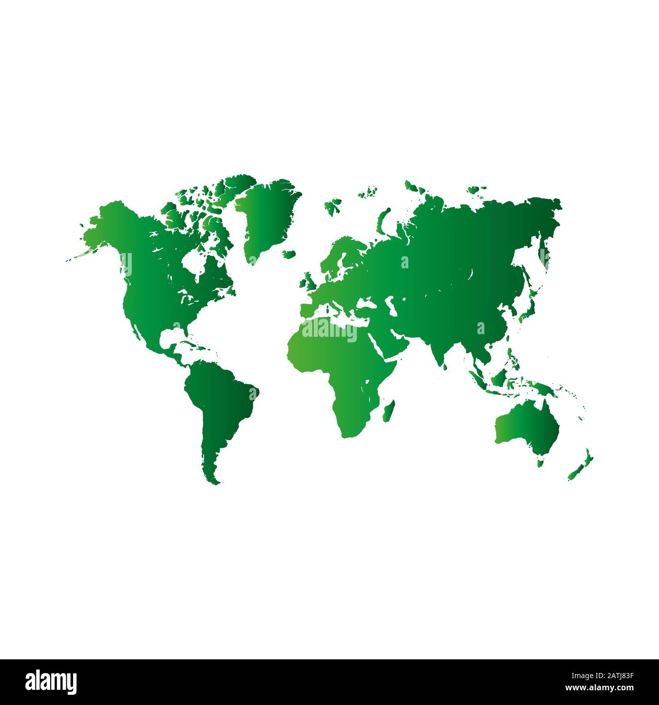 world map on white background Stock Vector Image & Art - Alamy