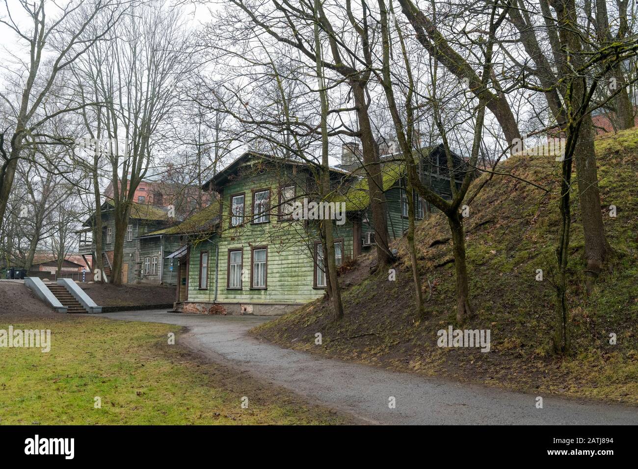 Baltic wooden houses hi-res stock photography and images - Alamy