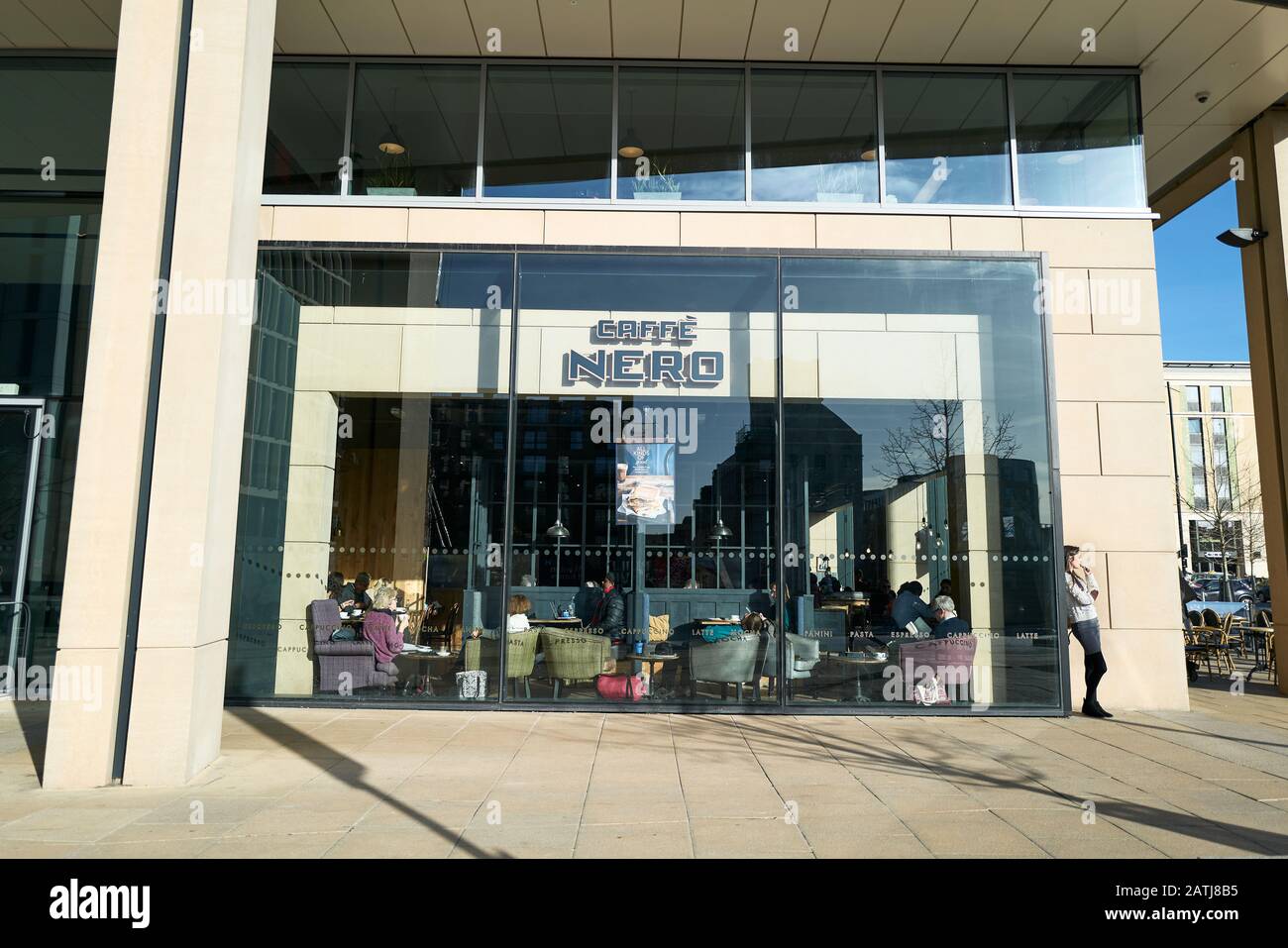 Nero coffee shop at Number One, station square, opposite the rail ...