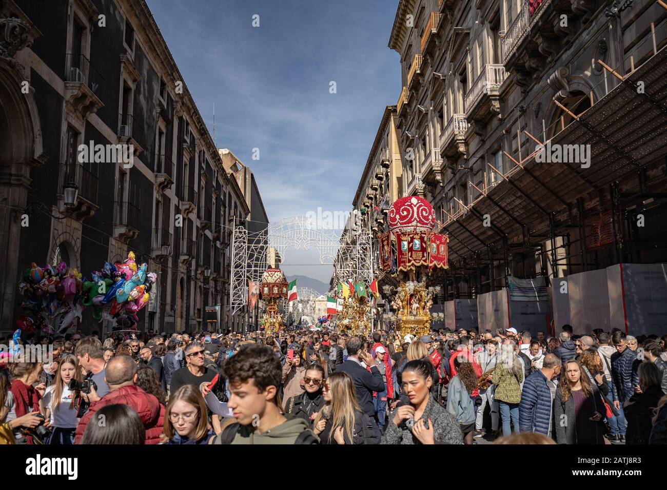 Catania Sicily, Italy. 3rd Feb, 2020. Patronal Feast of Saint Agata in ...