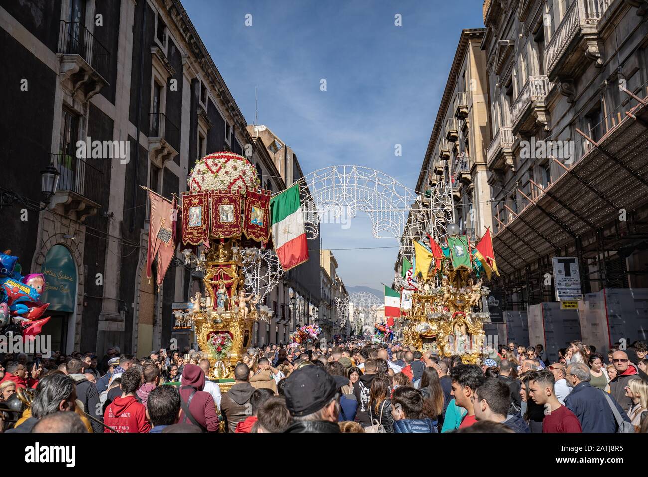 Catania Sicily, Italy. 3rd Feb, 2020. Patronal Feast of Saint Agata in ...