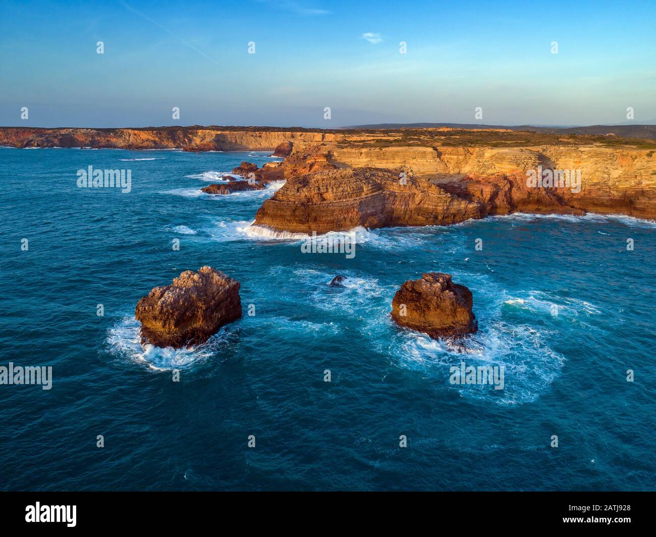 Amazing atlantic ocean sunset aerial hi-res stock photography and ...