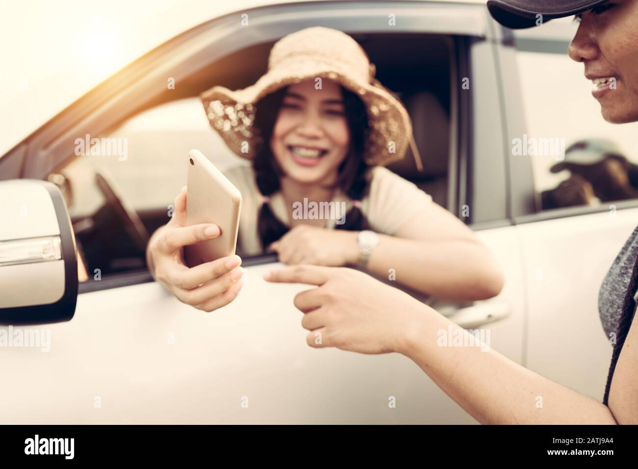 Ask directions hi-res stock photography and images - Alamy