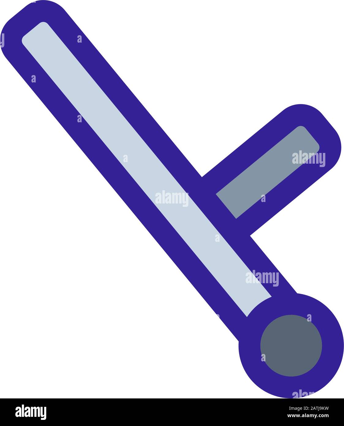 police fallen icon vector. Isolated contour symbol illustration Stock ...