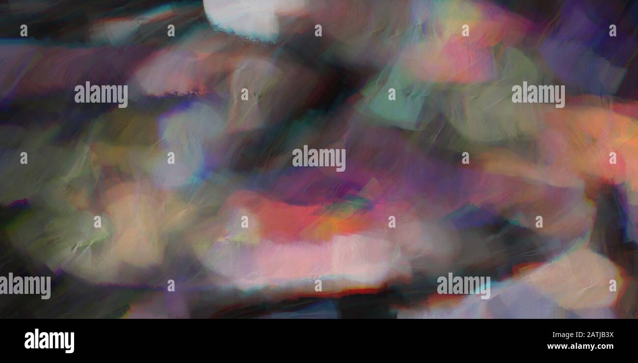 corrupted abstract colorful grunge lights background texture with dim ...