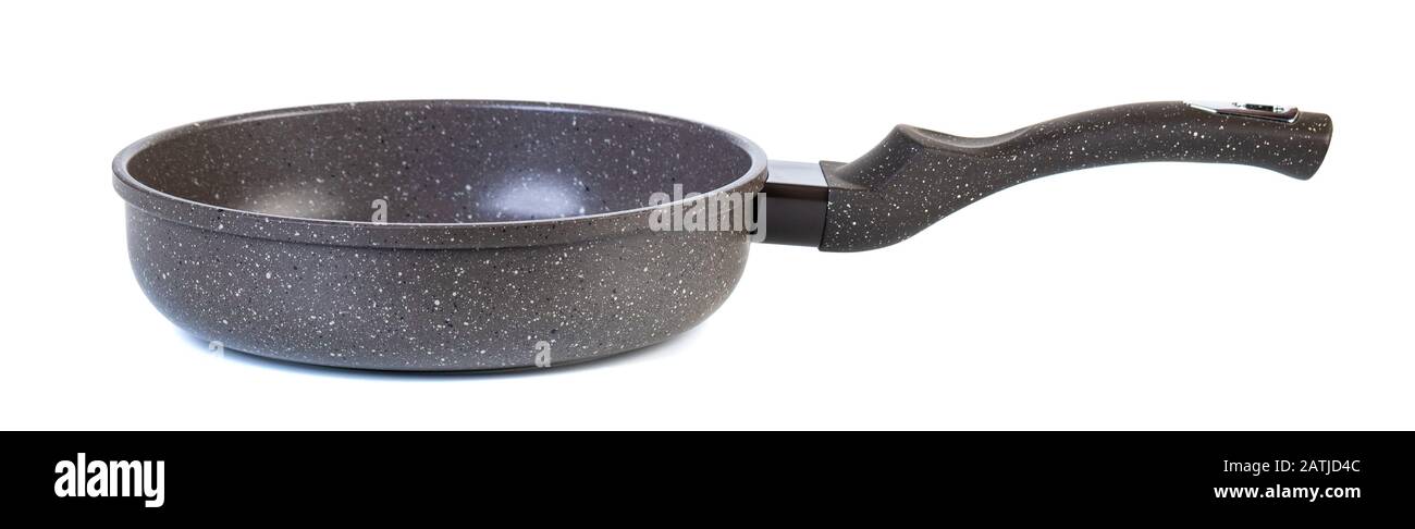 New Frying pan isolated on white background Stock Photo - Alamy