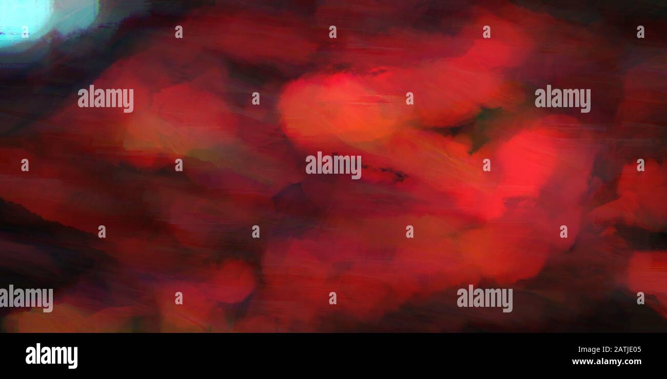 broken abstract colorful grunge lights background texture with dark red ...