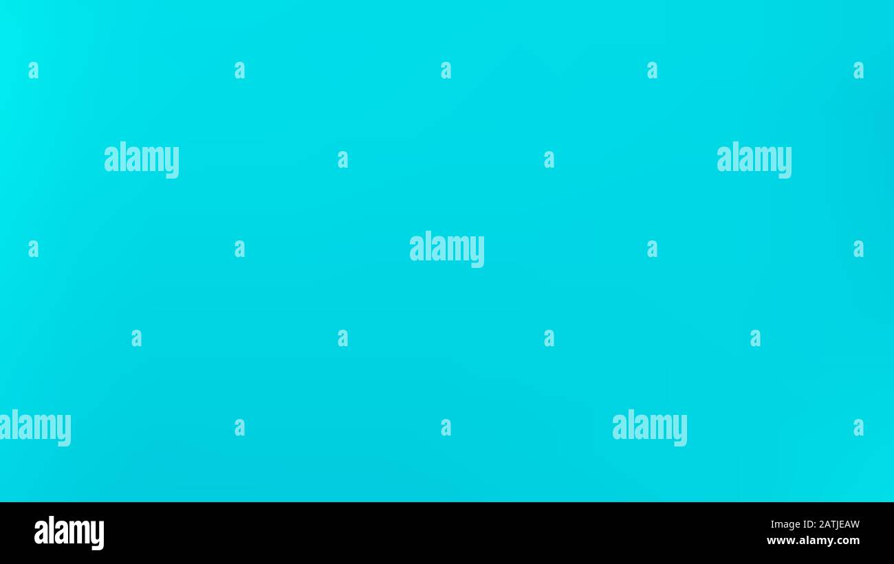 Cyan colored abstract gradient mesh Background. Clear trendy fantasy ...