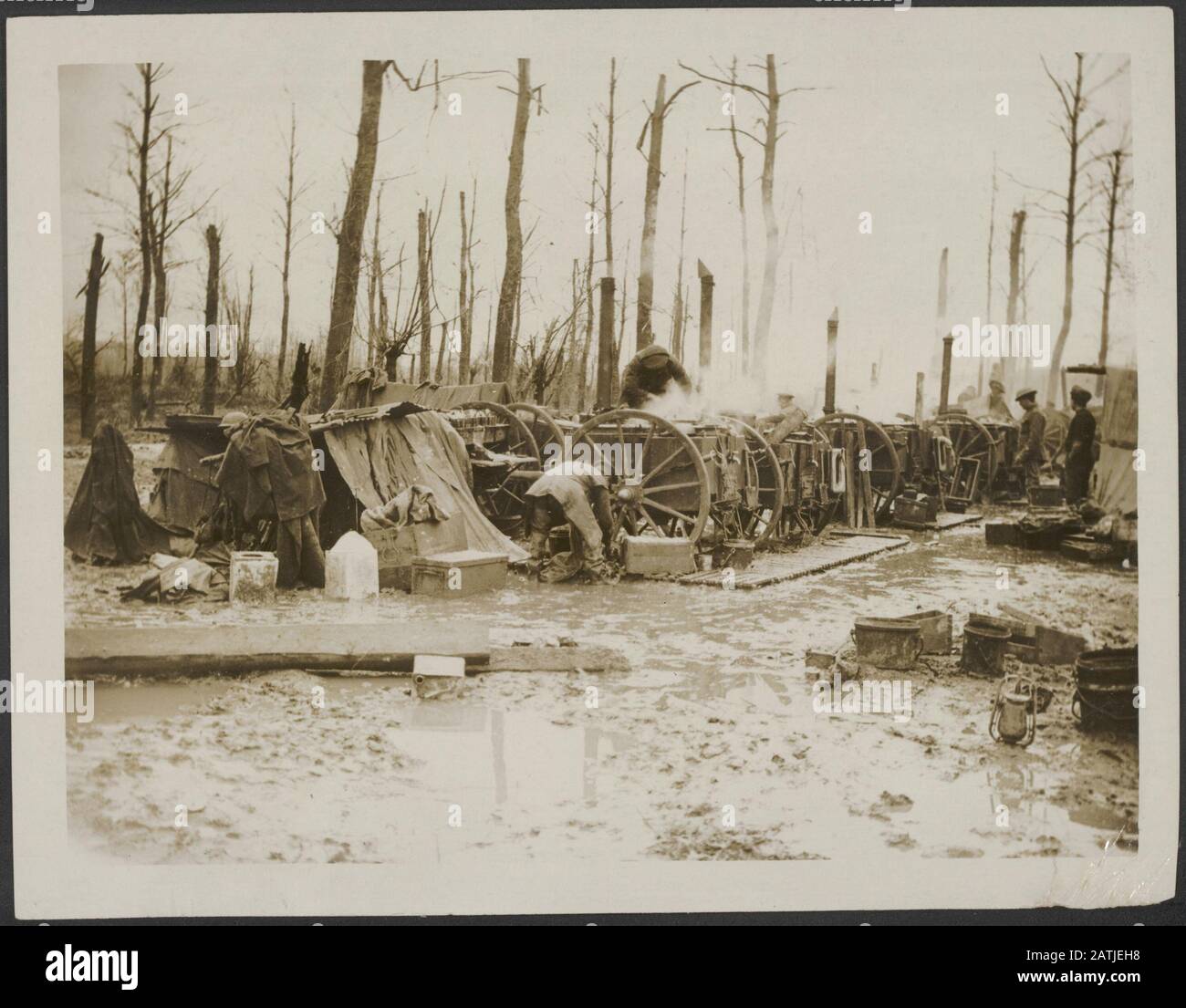 The Western Front Description: Field kitchens on the Western Front ...