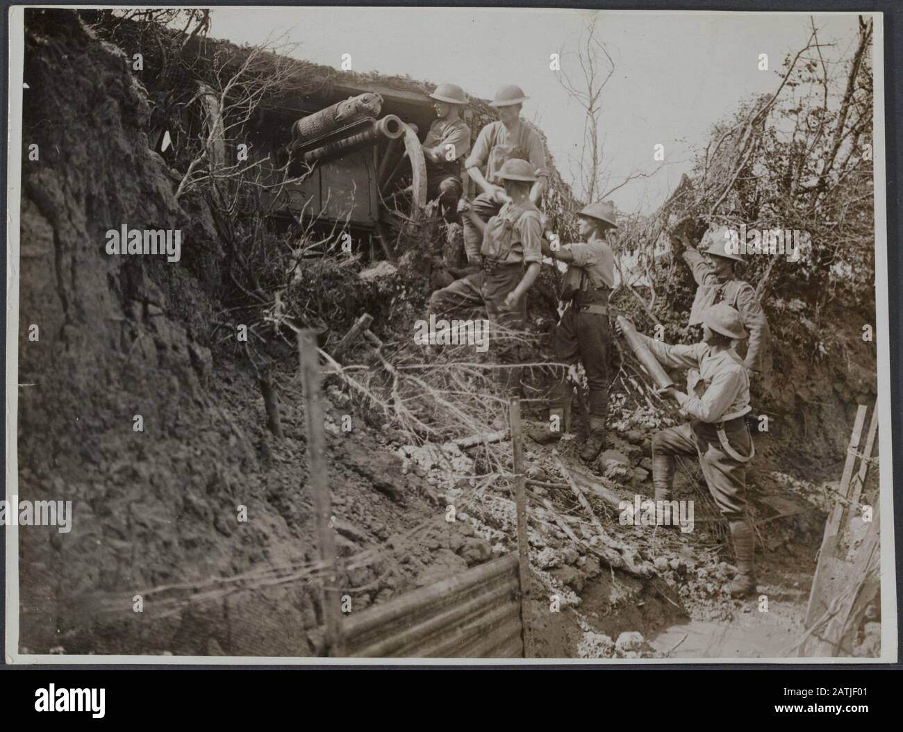 Official photograph of the British western front in France Description ...