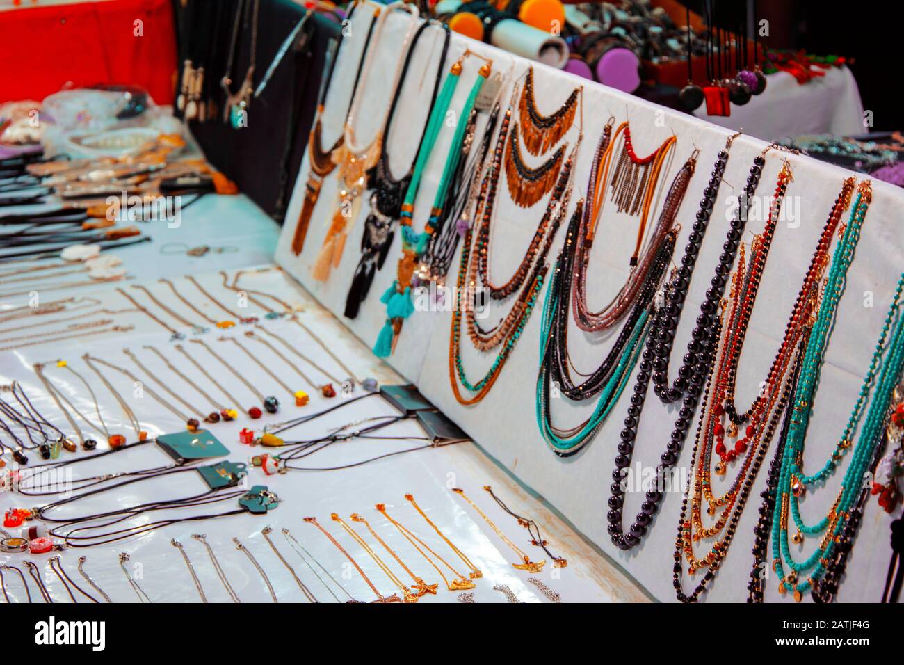 Multi colored jewelry hi-res stock photography and images - Alamy