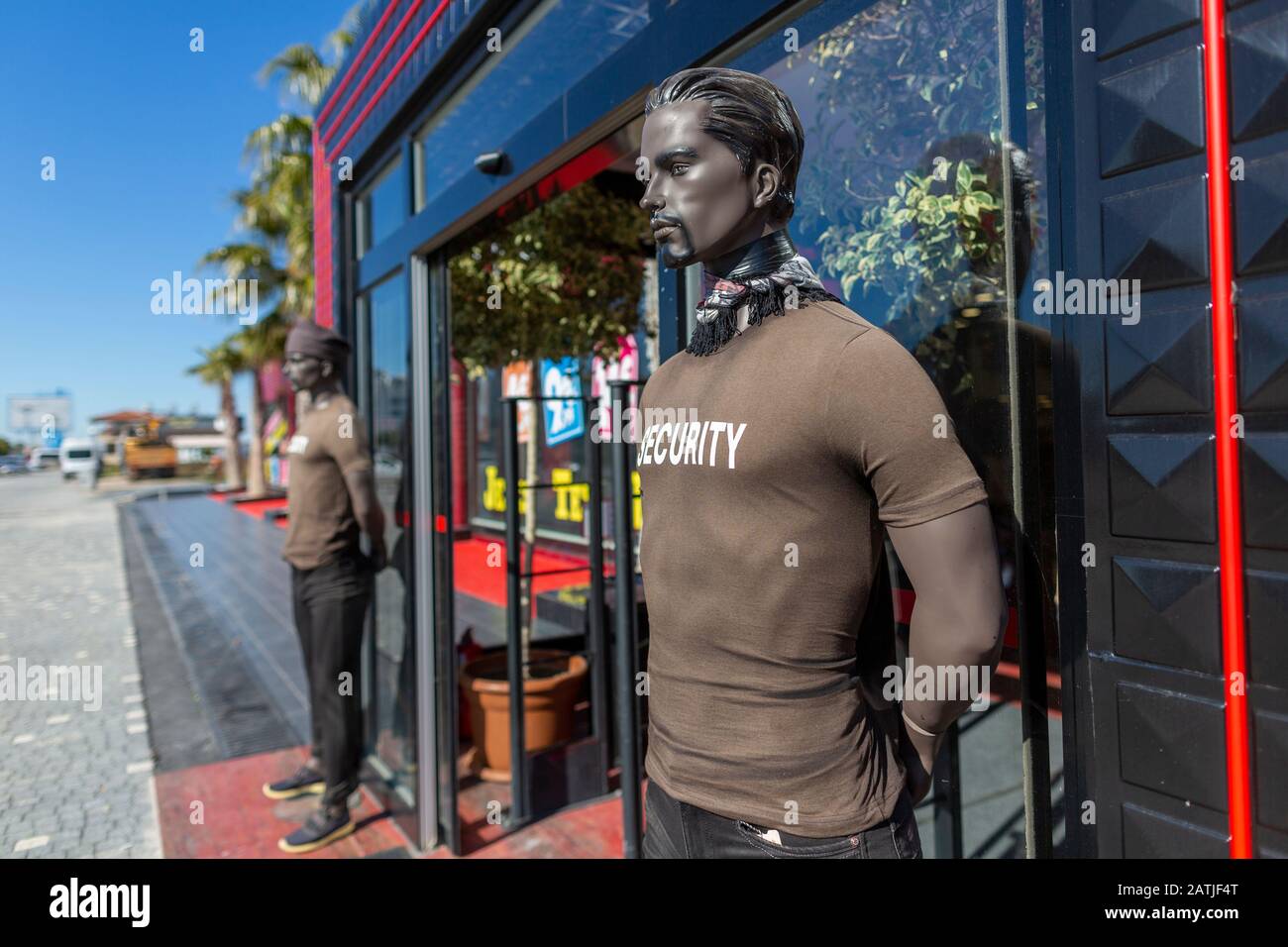 Security guard stands arms hi-res stock photography and images - Alamy