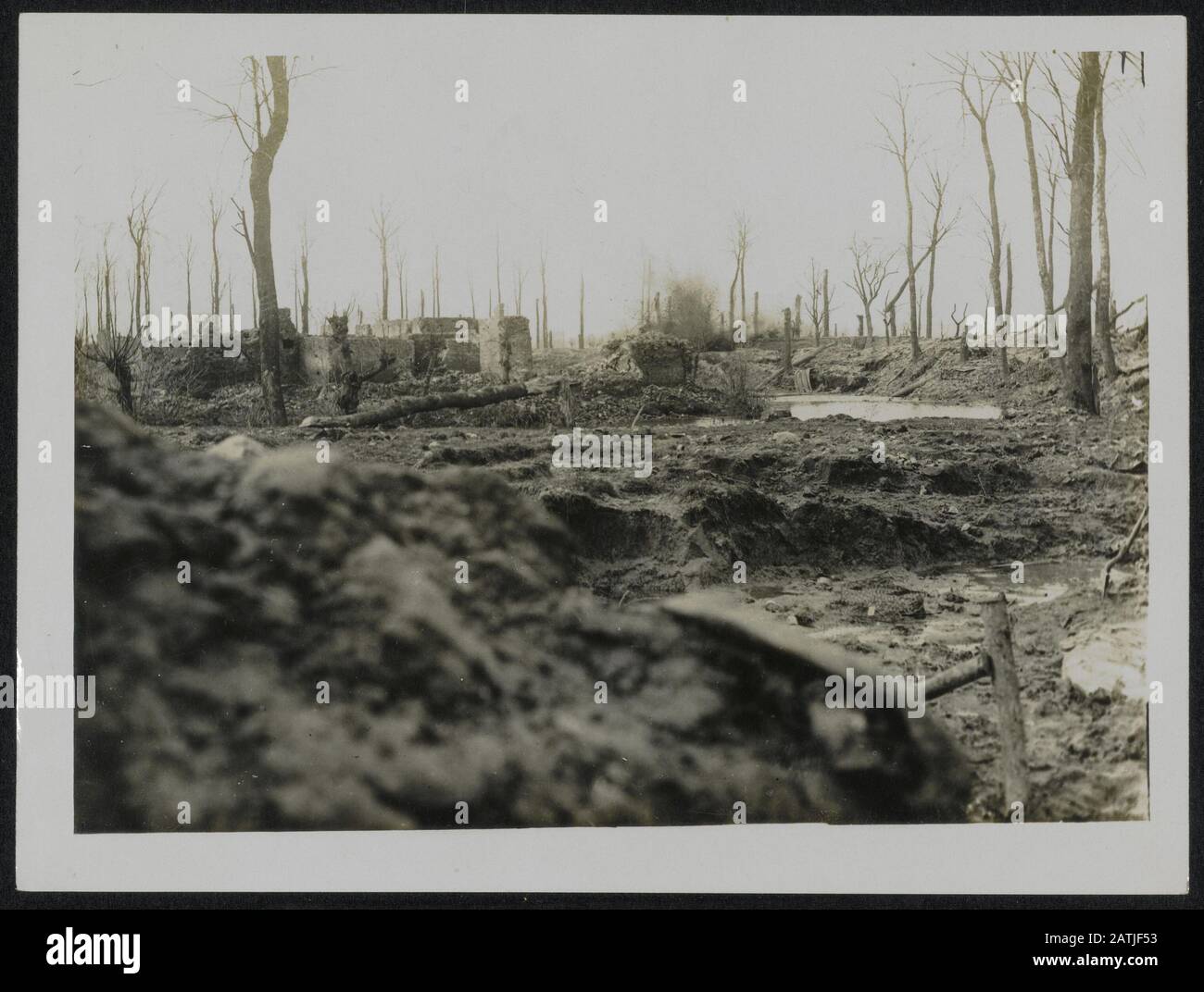 The great battle of Messines Ridge Description: German shell bursting ...