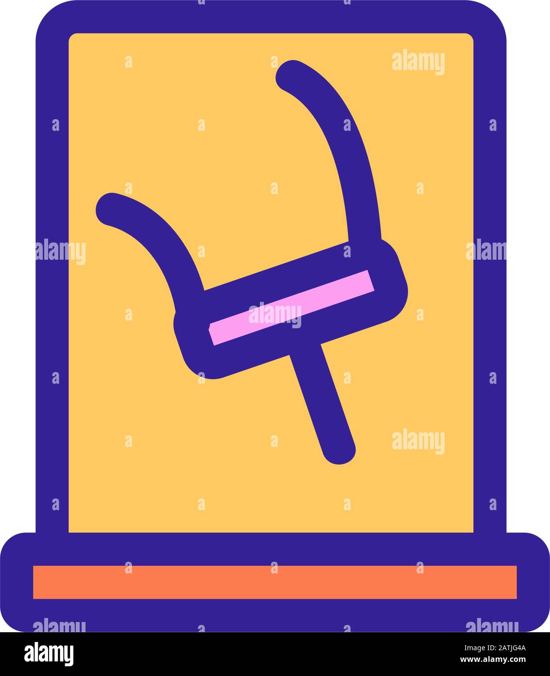 the wallpaper sticker is a vector icon. Isolated contour symbol ...