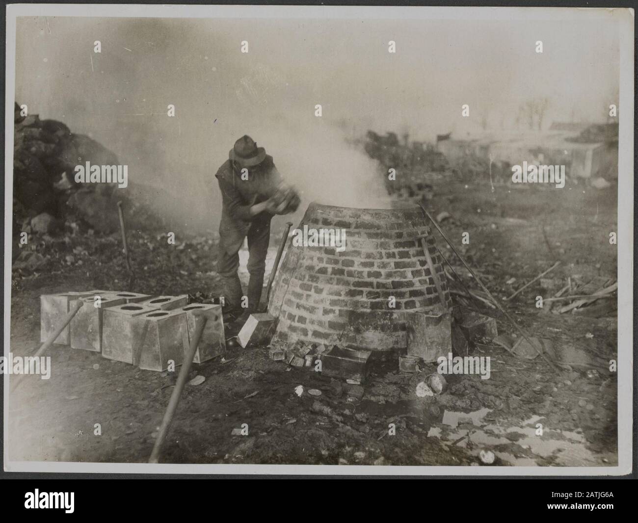 New Zealand official photograph Description: Hundreds of pounds worth ...