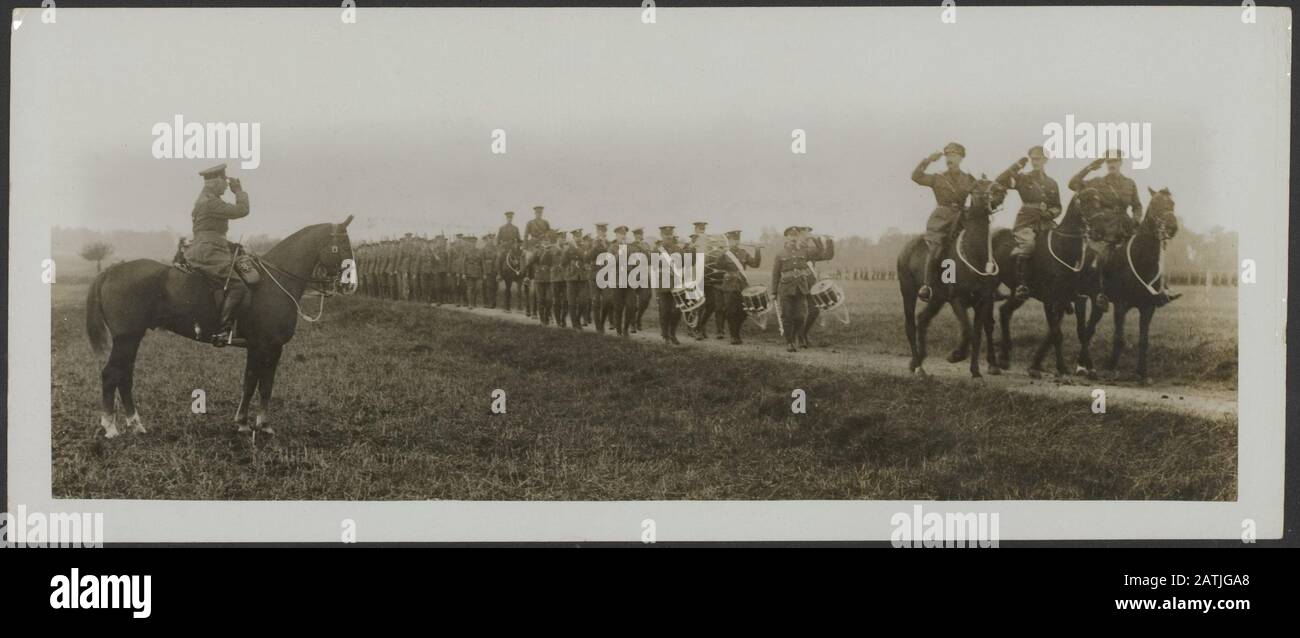 The British Western Front Description: Inspection of the Guards by H.R ...