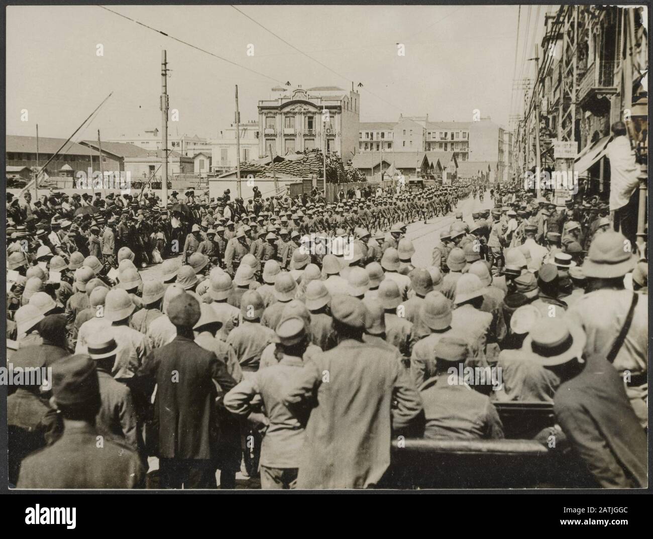 With the Serbians on the Salonika front Description: Italians welcomed ...