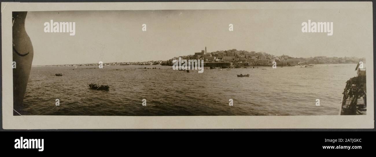 Egyptian official photograph Description: Jaffa from the sea Annotation ...
