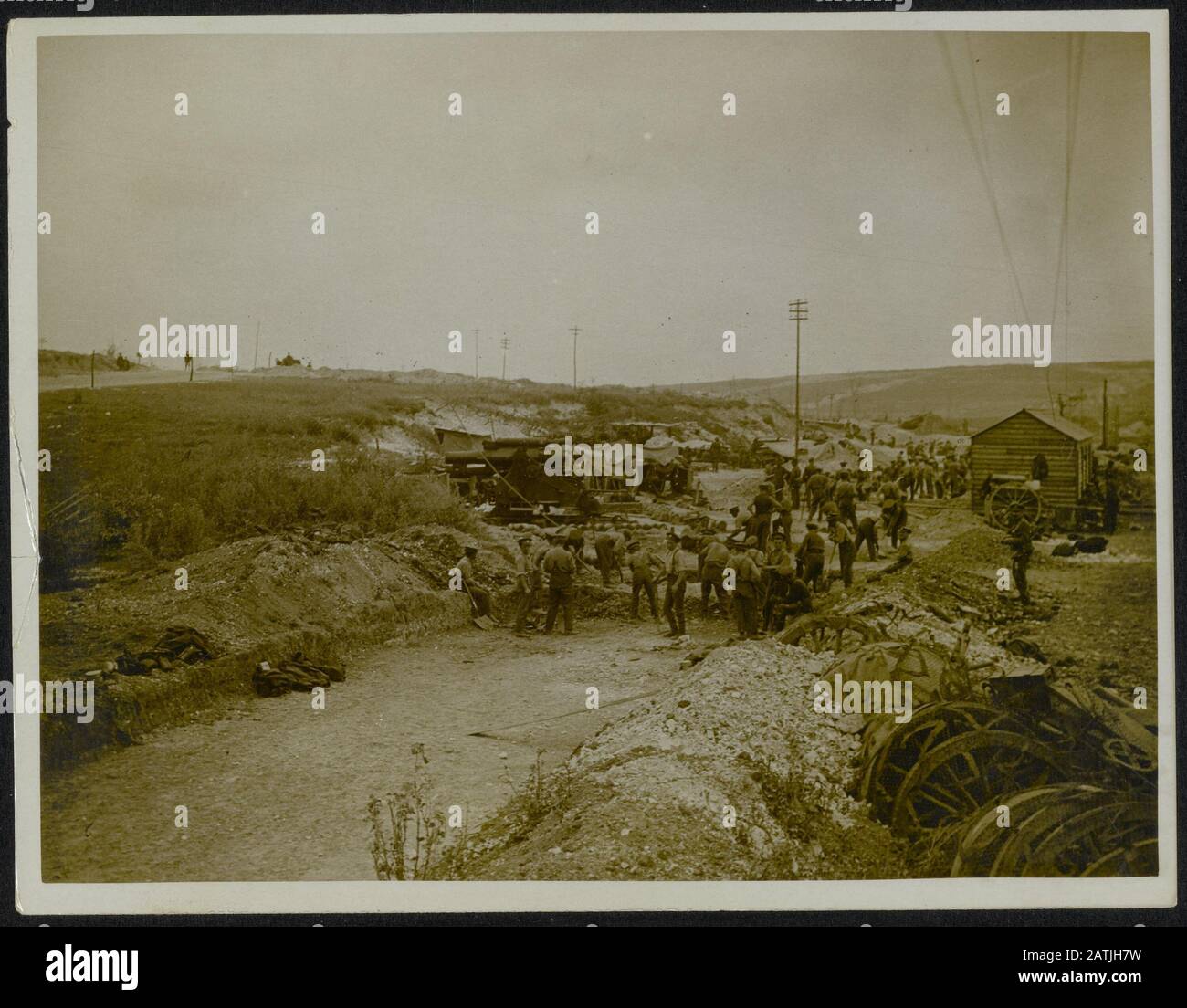 The Western Front Description: Making a road to the guns Annotation ...