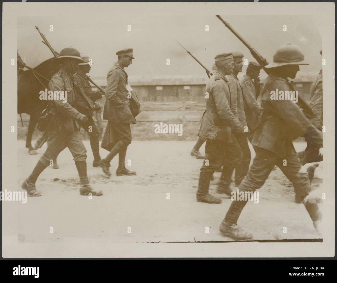Captured at the Balkan front Description: A German sergeant major ...