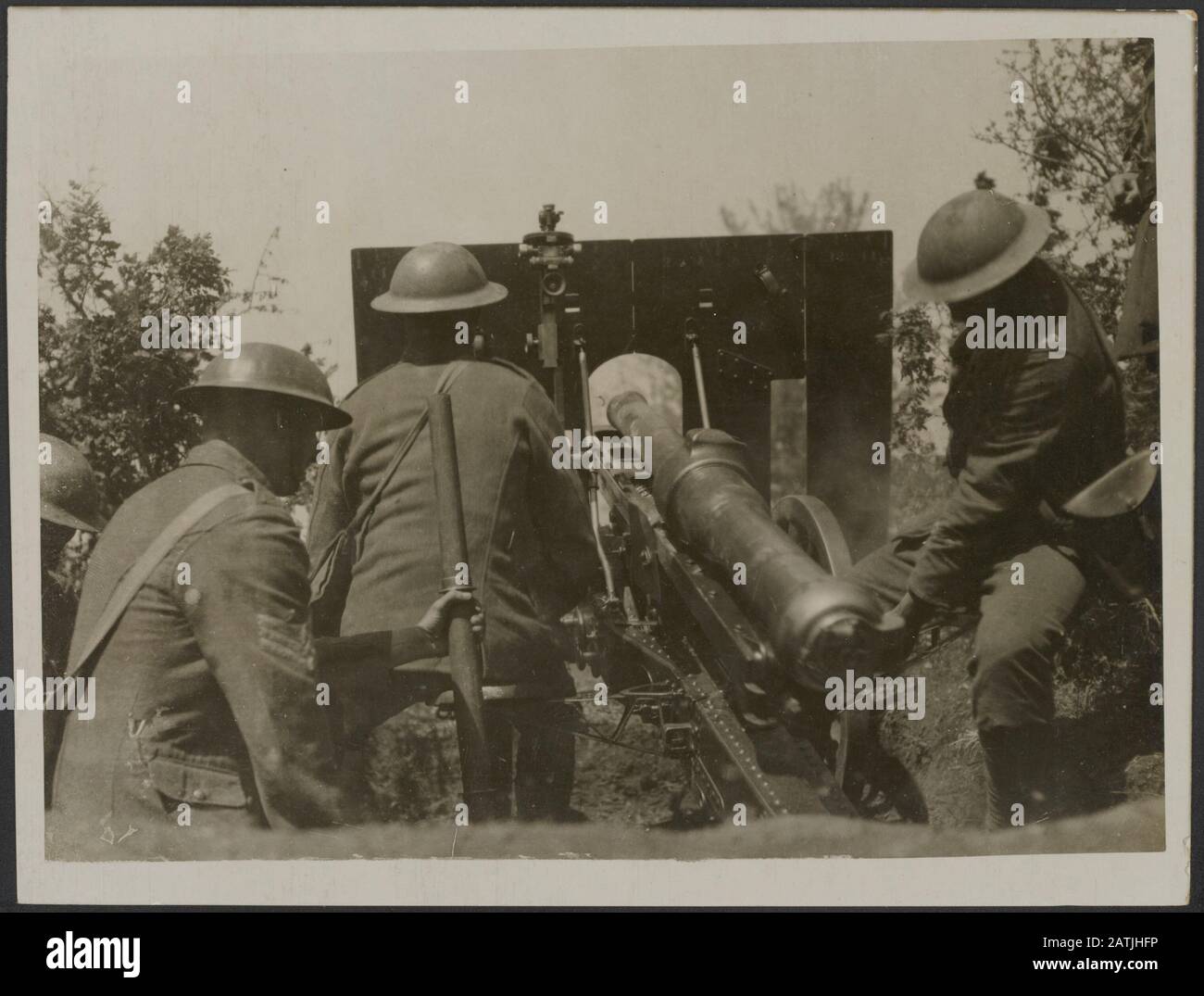 The Salonica front Description: Mountain artillery in action Annotation ...
