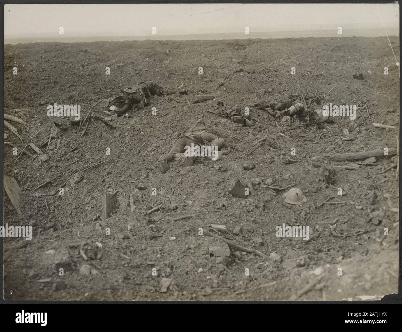 The Western Front Description: No Man's Land in front of the Canadian ...