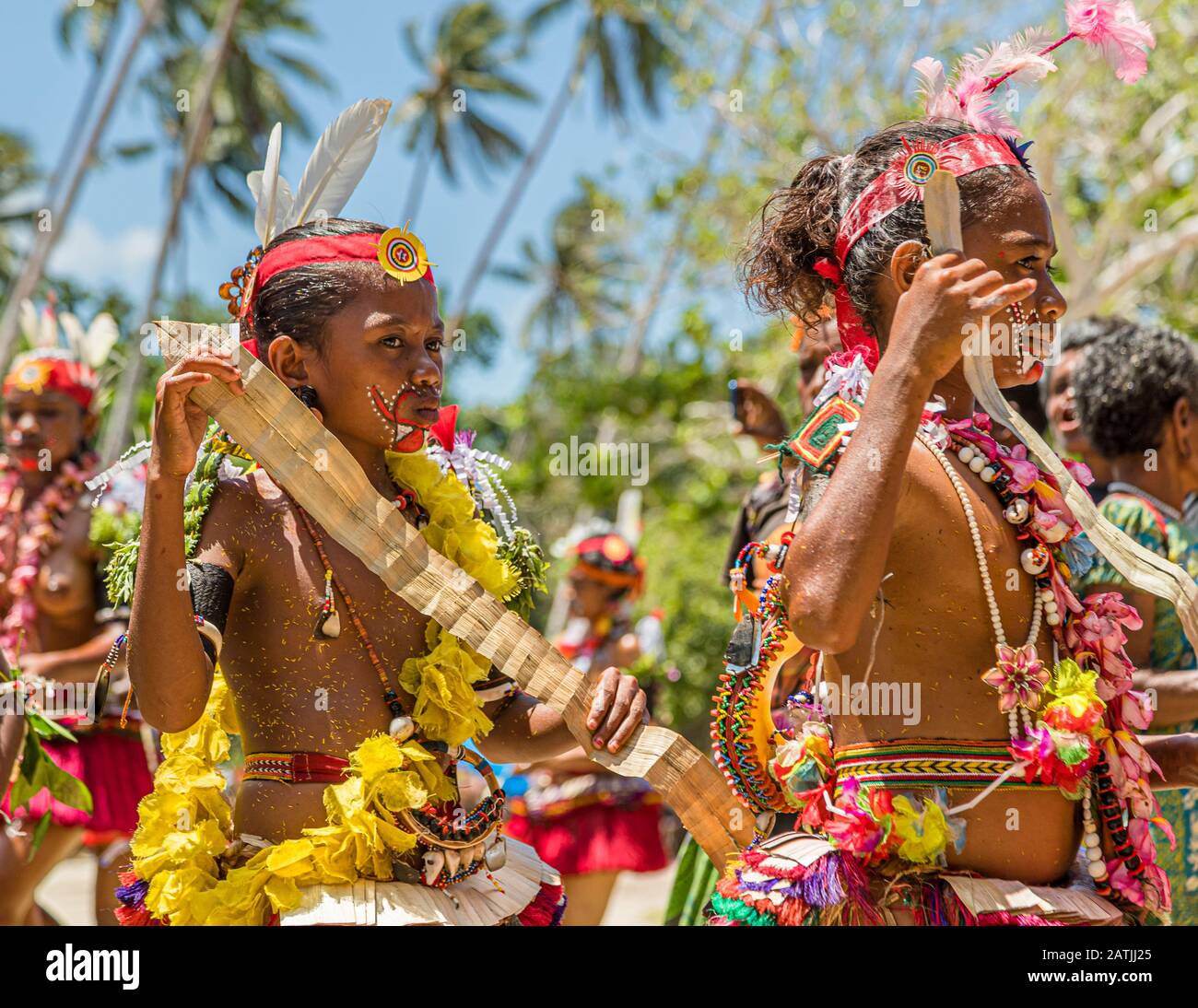 Traditional Milamala Dance of Trobriand Islands during the Festival of ...