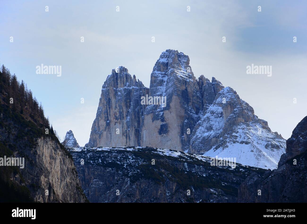 Winter landscape of the three peaks hi-res stock photography and images ...