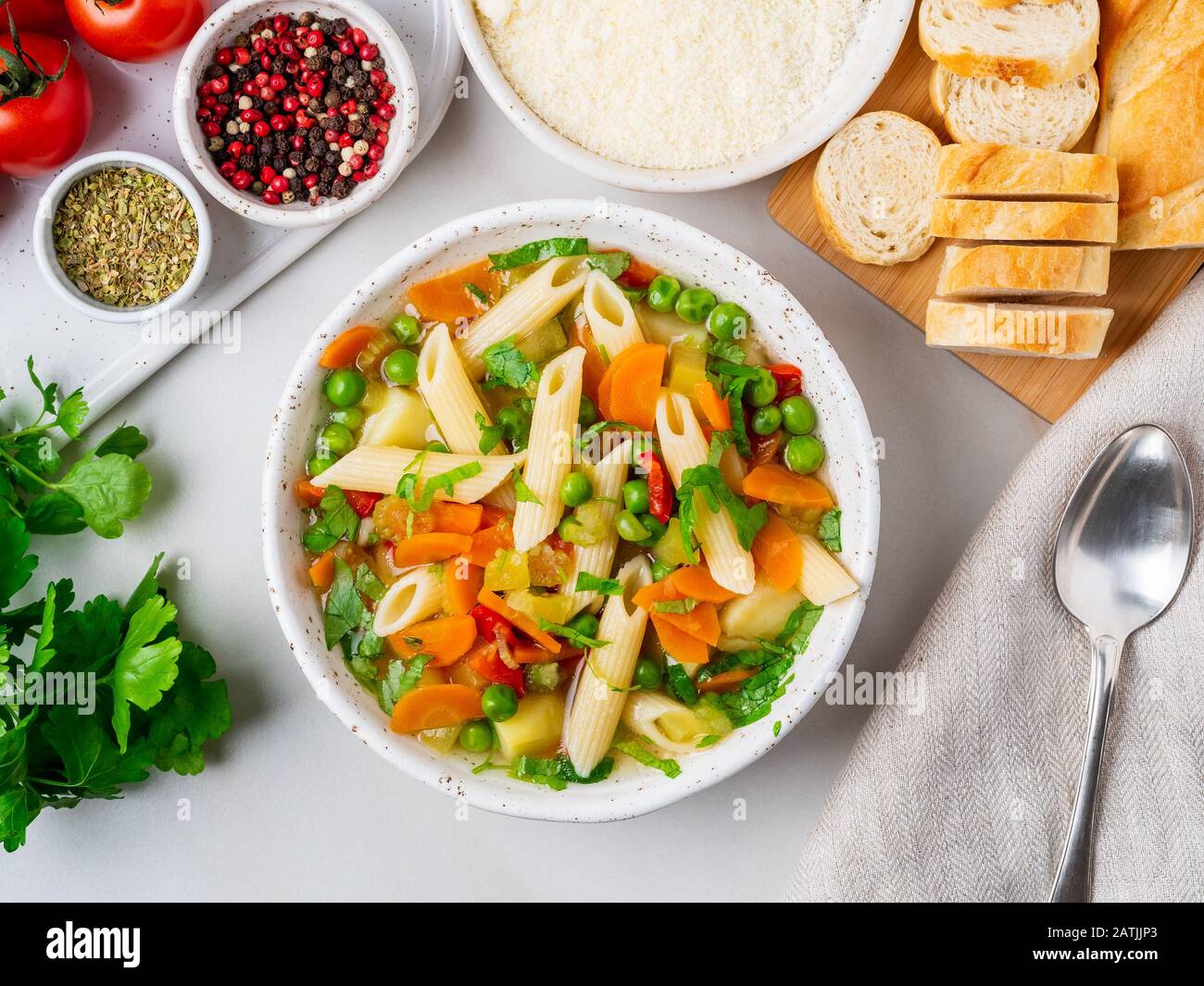 Minestrone Soup High Resolution Stock Photography and Images - Alamy